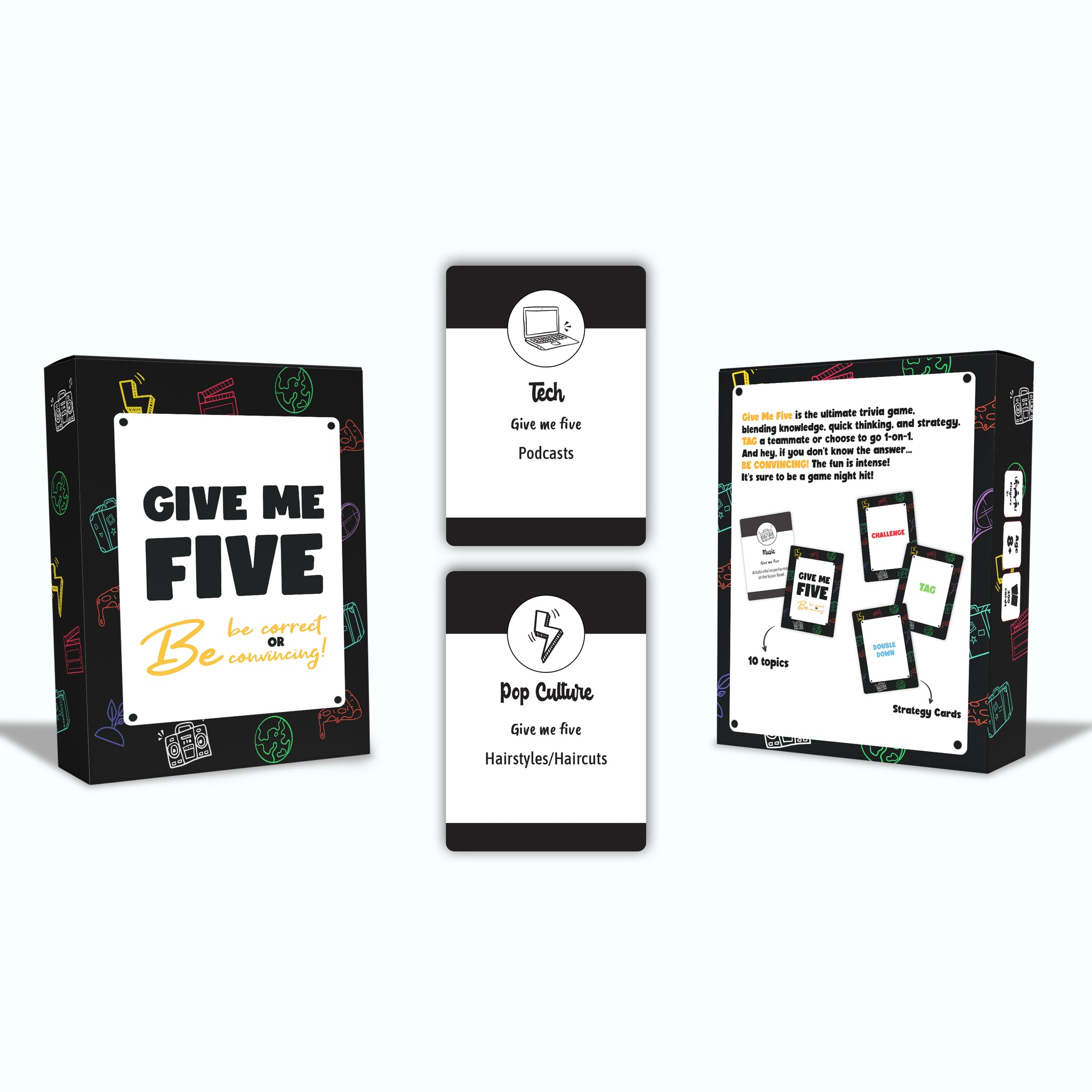 Give Me Five - Trivia Card Game